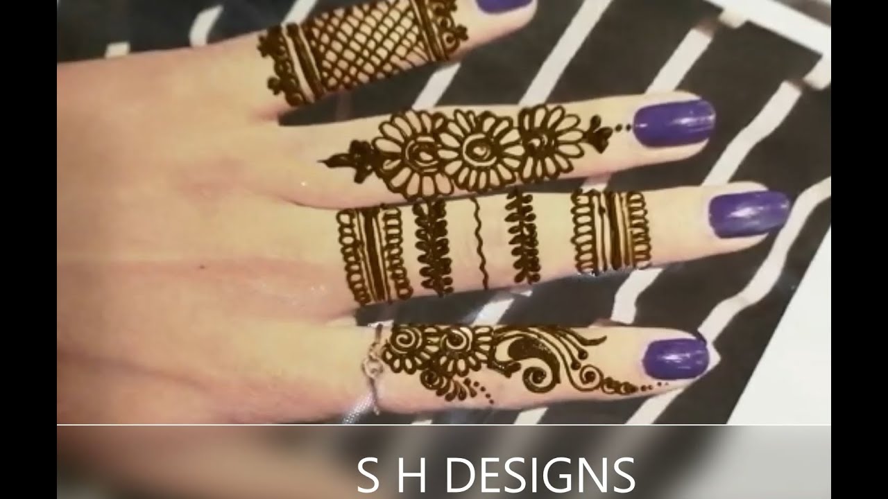 SIMPLE FINGER DESIGN 305 - YouTube