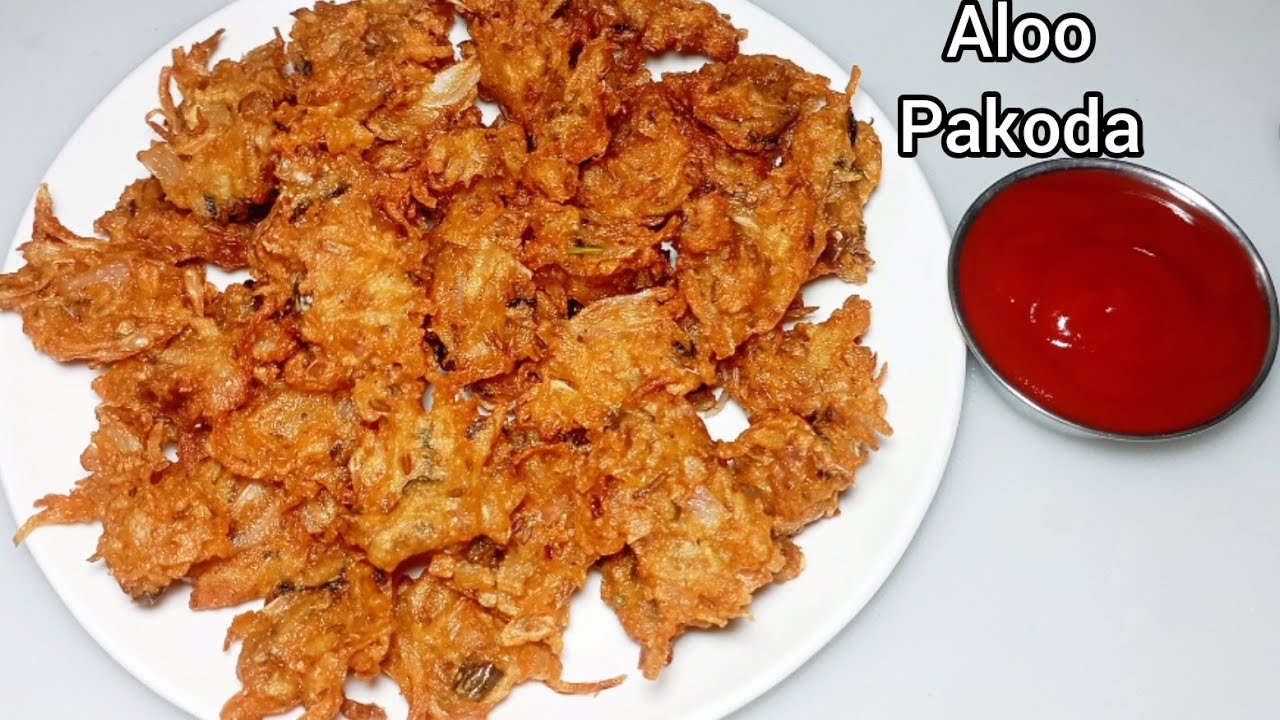 Aloo Pakoda Recipe | कच्चे आलू के लच्छेदार पकोड़े एकदम क्रिस्पी और ...