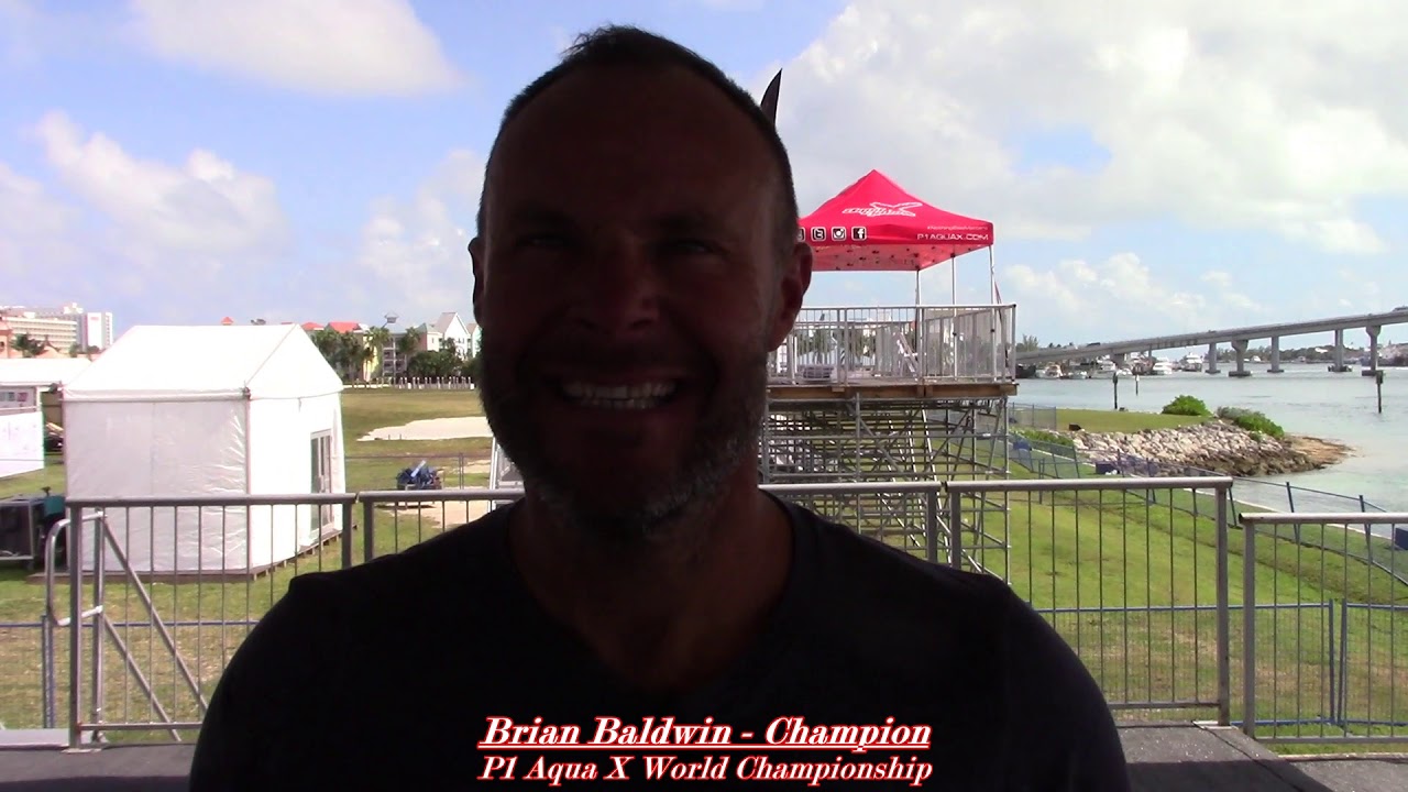Brian Baldwin - 2019 P1 Aqua X World Championship official kickoff ...