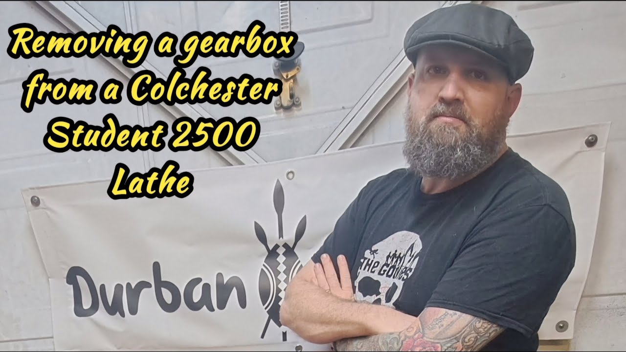Removing a gearbox from a Colchester Student 2500 Lathe - Episode 1 ...