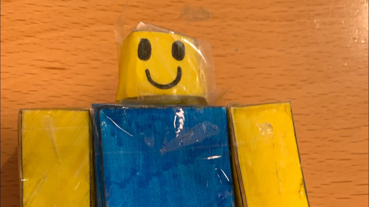 Roblox noob tutorial DIY squishy - YouTube