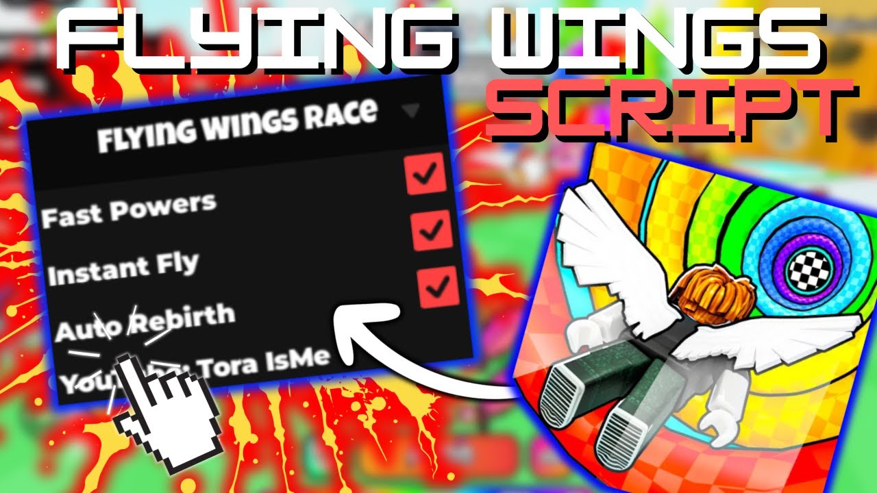 *NEW* Flying Wings Race Simulator Script (PASTEBIN 2025) ( FAST POWERS ...