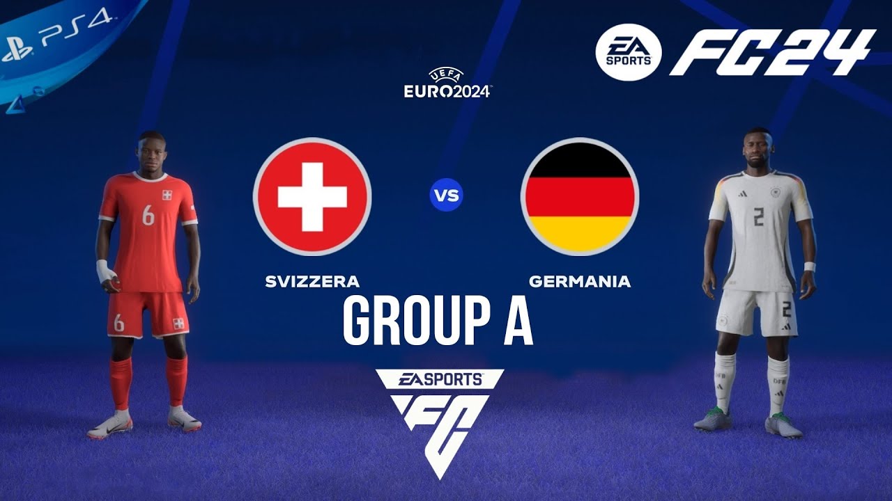 EA SPORTS FC 24 - Svizzera vs Germania | UEFA EURO 2024 group A FULL ...