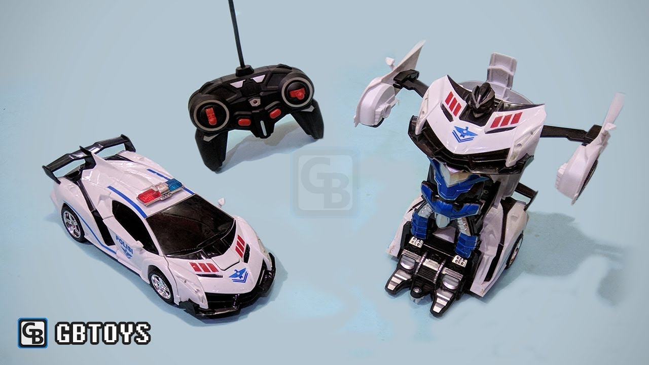 Transformers Remote Control Police Car - Unboxing Best RC Toys For Kids ...