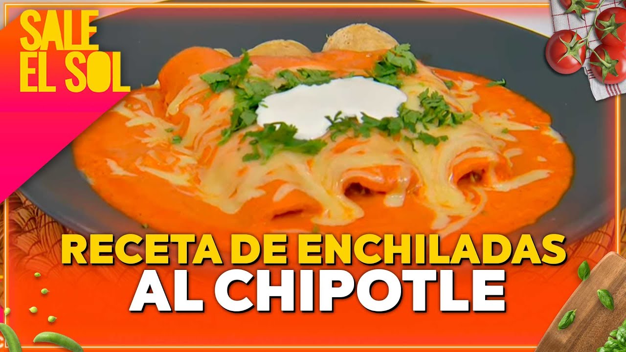Receta de Enchiladas al chipotle con Gaby Ramírez y Mauricio Mancera ...