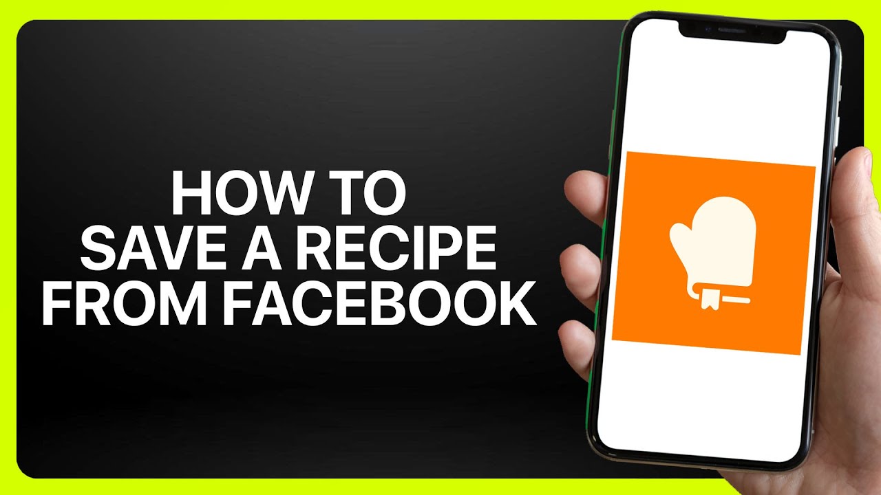 How To Save A Recipe From Facebook To ReciMe 2025! Tutorial - YouTube