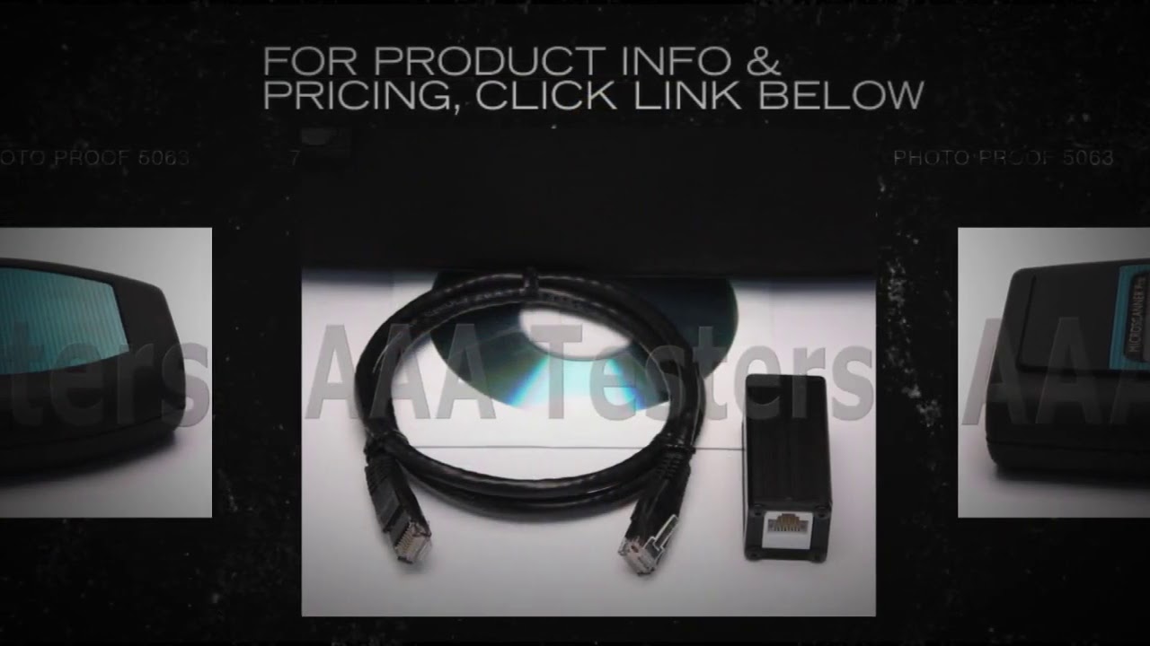 Fluke Microtest MicroScanner Pro Cable Verifier - YouTube