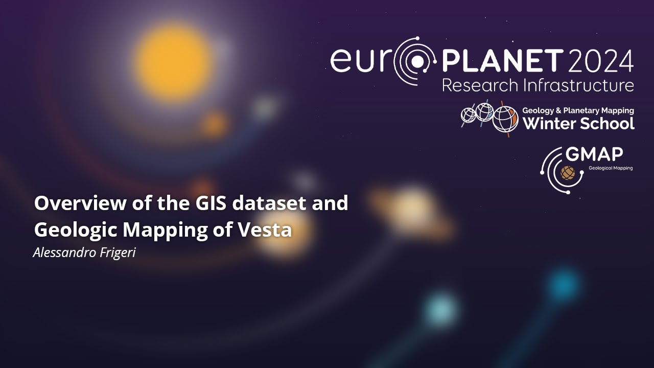Overview of the GIS dataset and Geologic Mapping of Vesta - YouTube