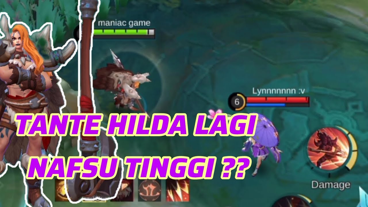 Awal Season Epic Badak, Momen Lucu Hilda MLBB Solo Rank Push Gameplay ...
