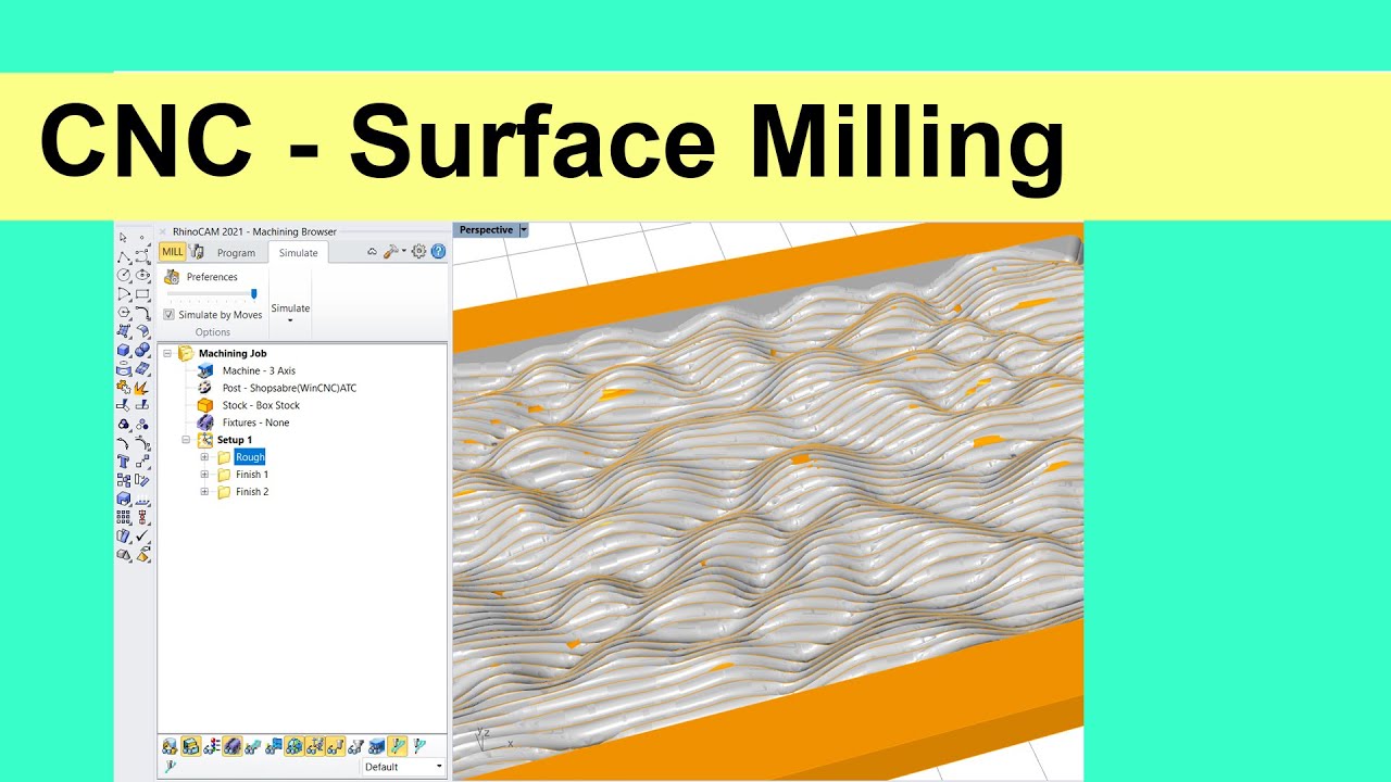 CNC Surface Milling - YouTube