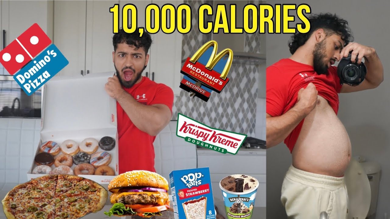 10,000 CALORIE CHALLENGE || EPIC CHEAT DAY - YouTube