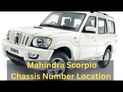 Mahindra Scorpio Chassis Number Location #mechanic #mahindra # ...