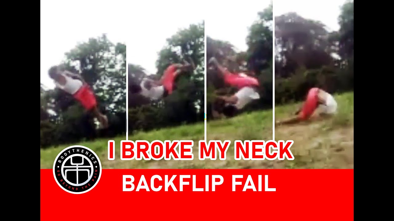 Backflip 360 Progression ( Fail )| Broken neck | Bodythenics - YouTube