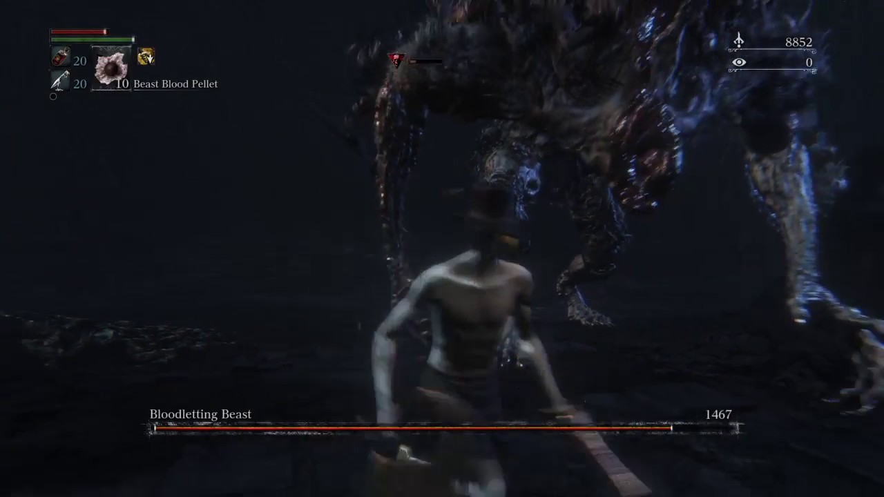 Bloodborne BL4 Headless Bloodletting Beast strategy video - YouTube