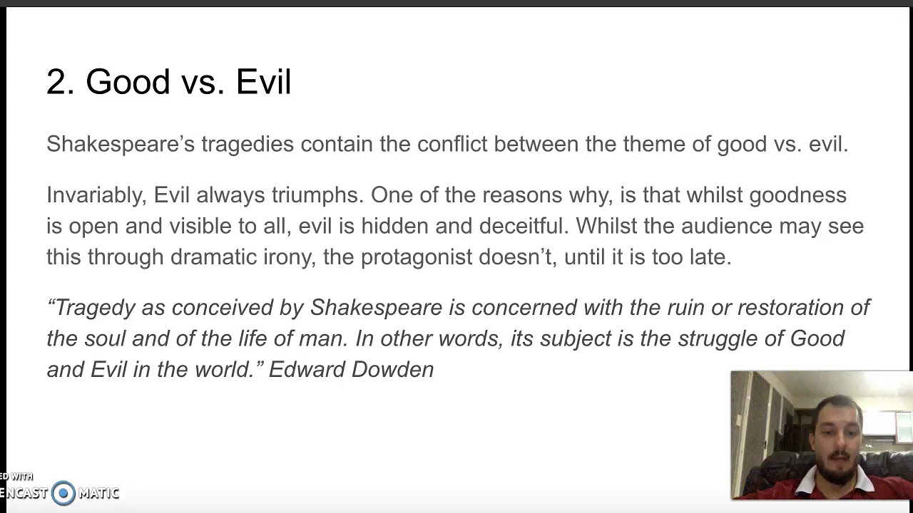 Macbeth conventions of a Shakespearean tragedy - YouTube