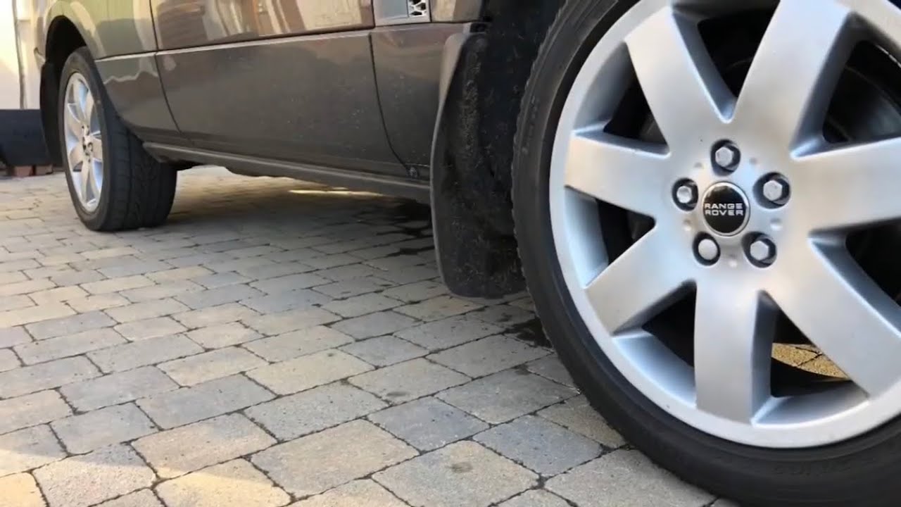 Painting the Range Rover L322 wheels - YouTube