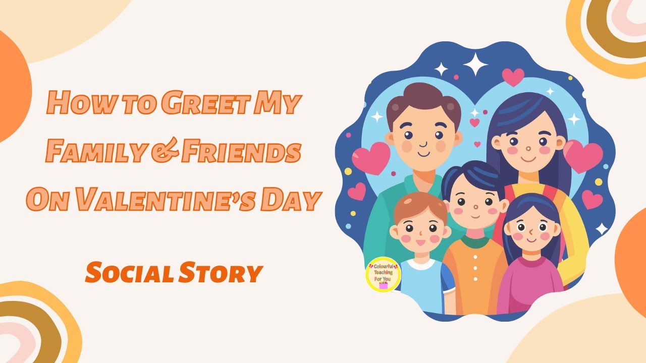 Valentine’s Day at School and Home Social Skills Story for Kids ...