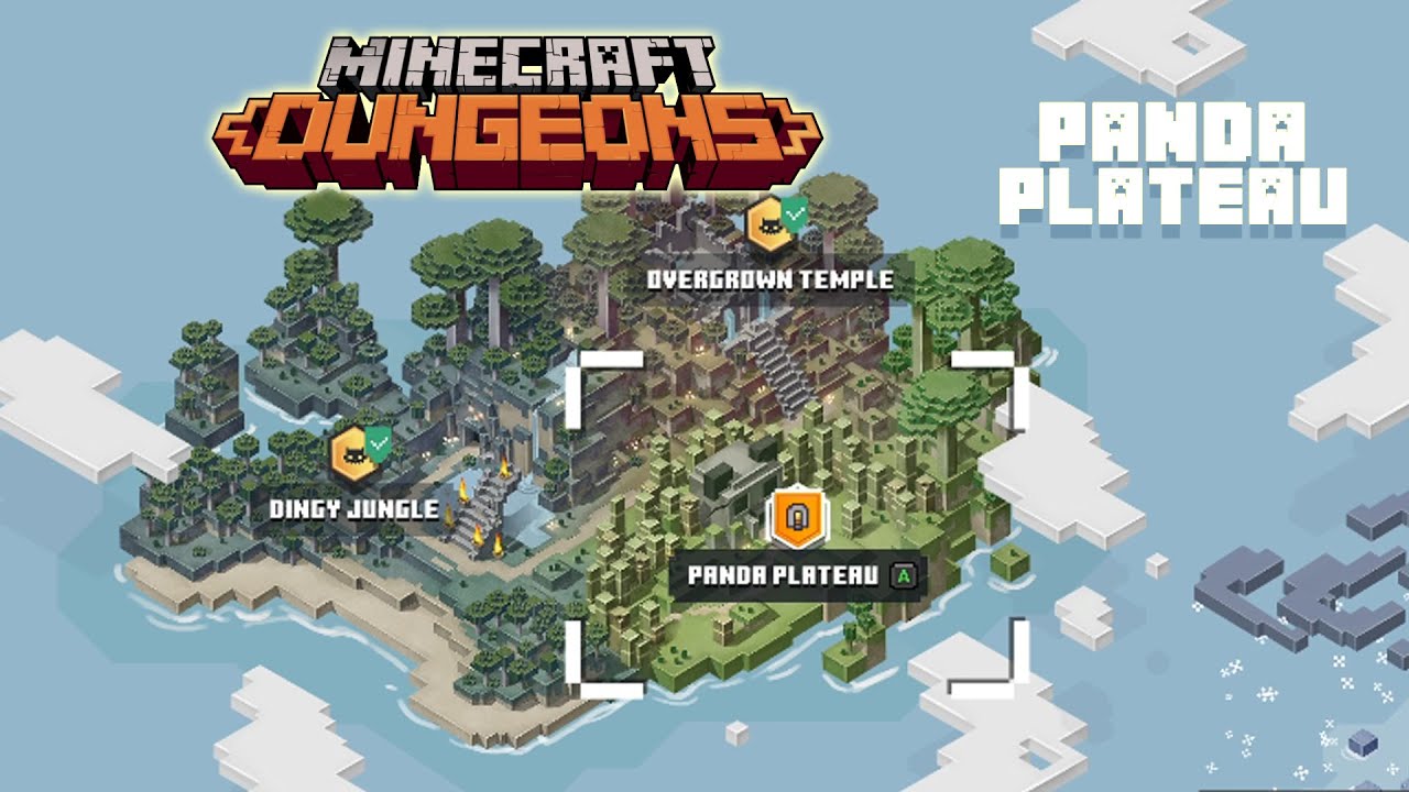 Minecraft Dungeons - Panda Plateau | Salvem os pandas! - YouTube
