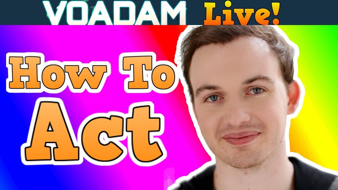 How To Act Lesson 1 - Script Analysis With VOAdam - YouTube