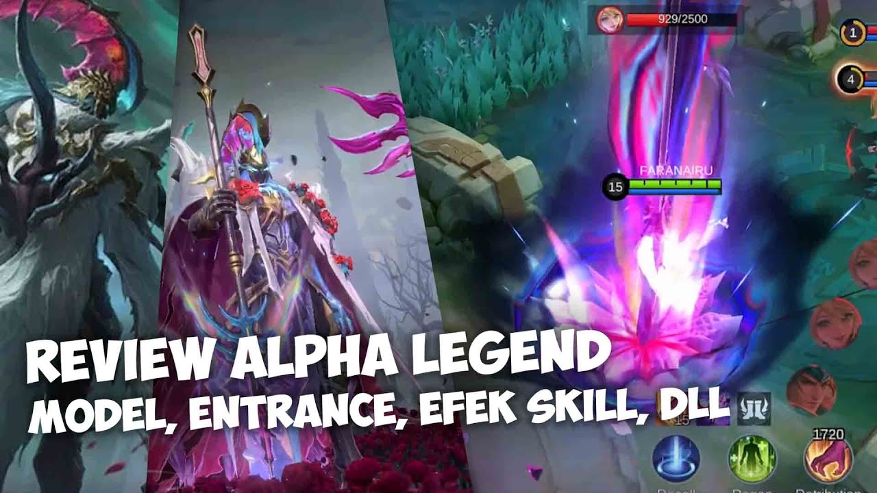 REVIEW FULL & DRAW SKIN ALPHA LEGEND LIMITED! EFEKNYA BAGUS PARAH ...