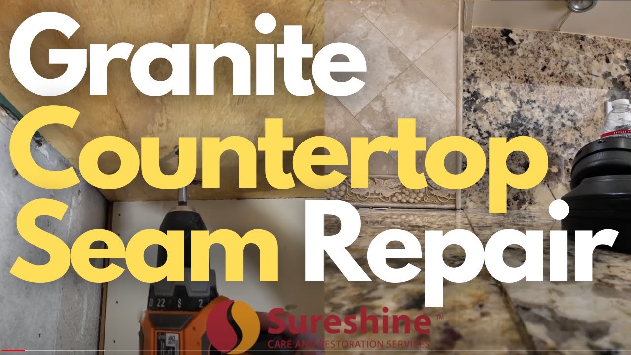 Granite Counter Repair with Twist Shims - YouTube