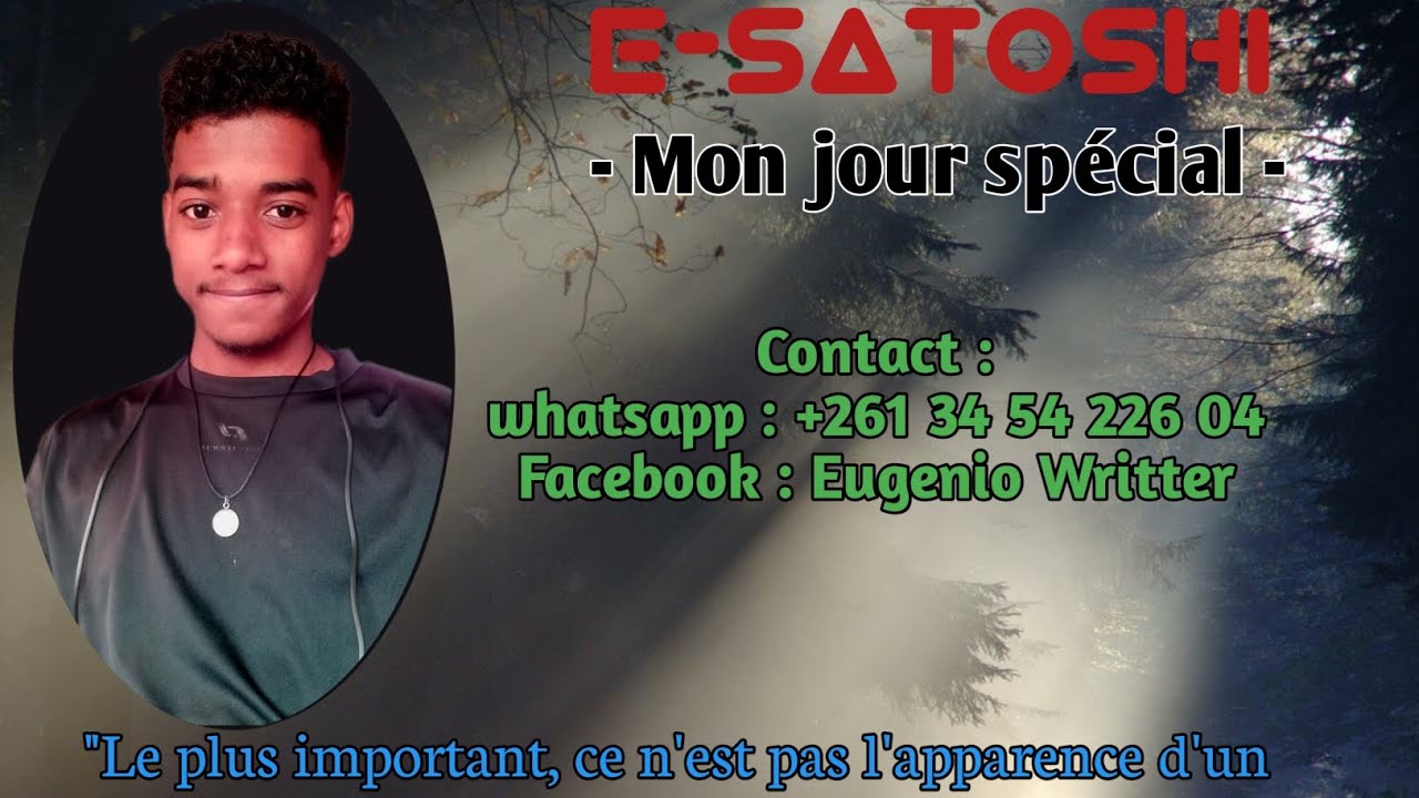 ESatoshi _ Mon jour spécial ( Lyrics official ) - YouTube
