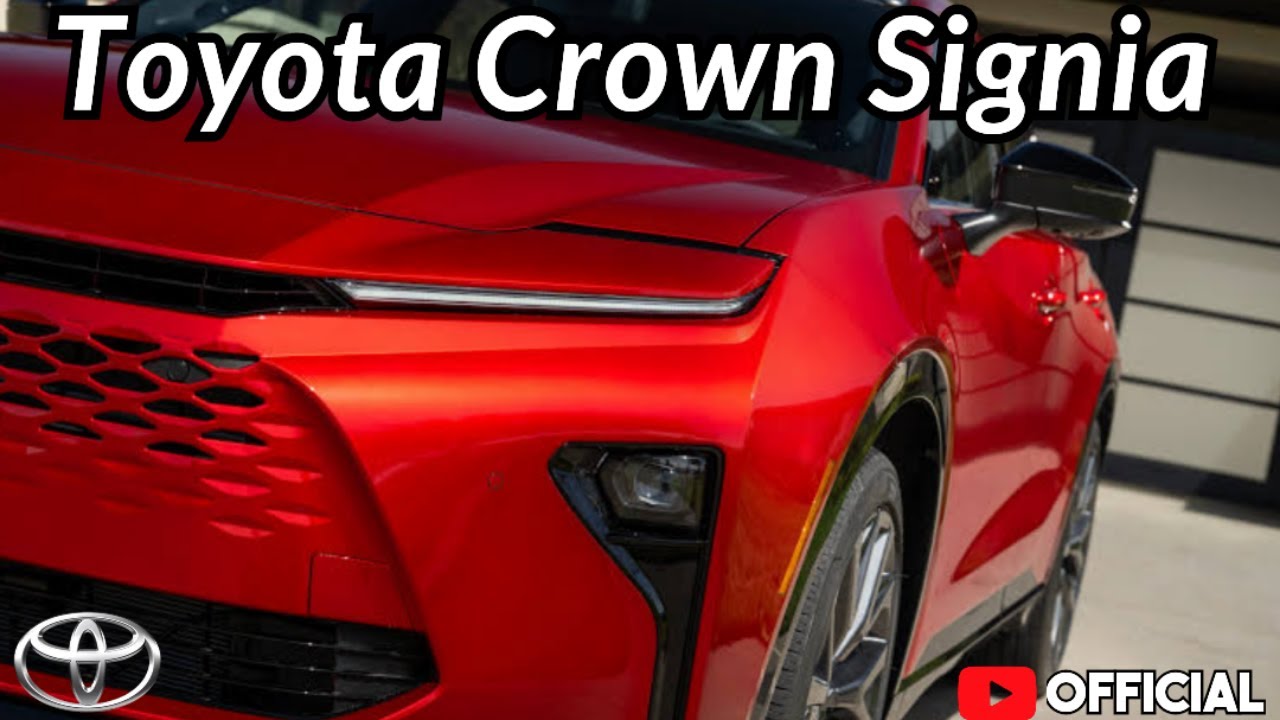 2025 Toyota Crown Signia | Photos, engines & full specs - YouTube