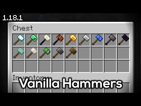 Vanilla Hammers Mod Para Minecraft 1.19.2, 1.18.2, 1.17.1, 1.16.5 ...
