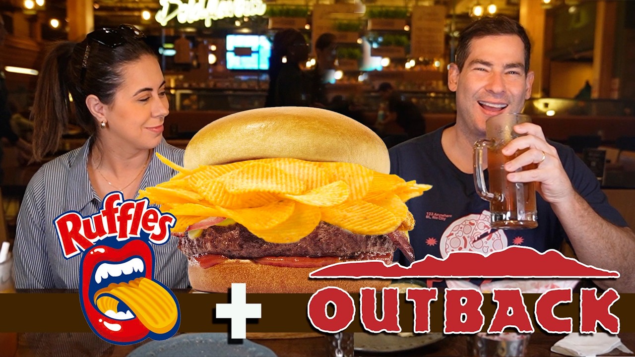 Novo RUFFLES Burger no Outback e Outros Pratos - YouTube