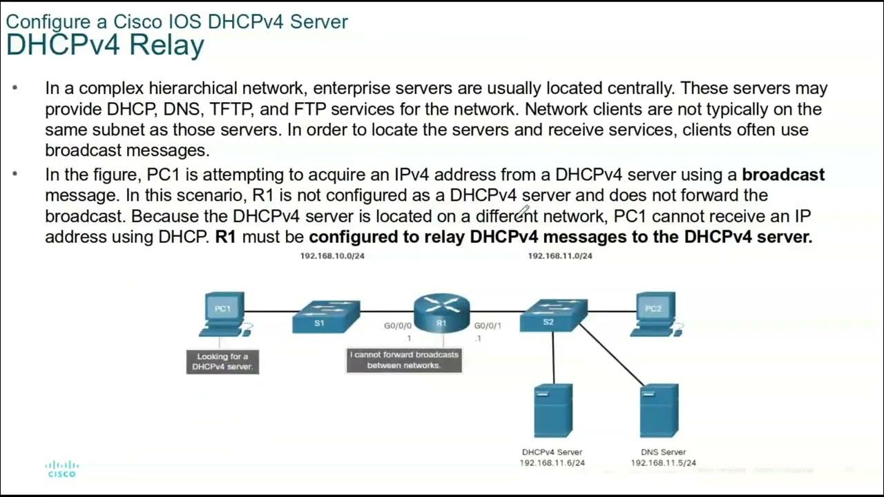 Module 7 DHCPv4 server - YouTube