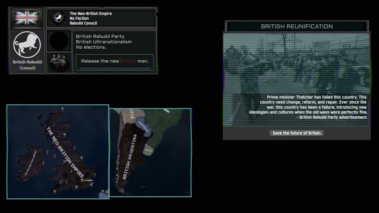 TNO Custom Super-Event: British Reunification (Rebuild Party) - YouTube