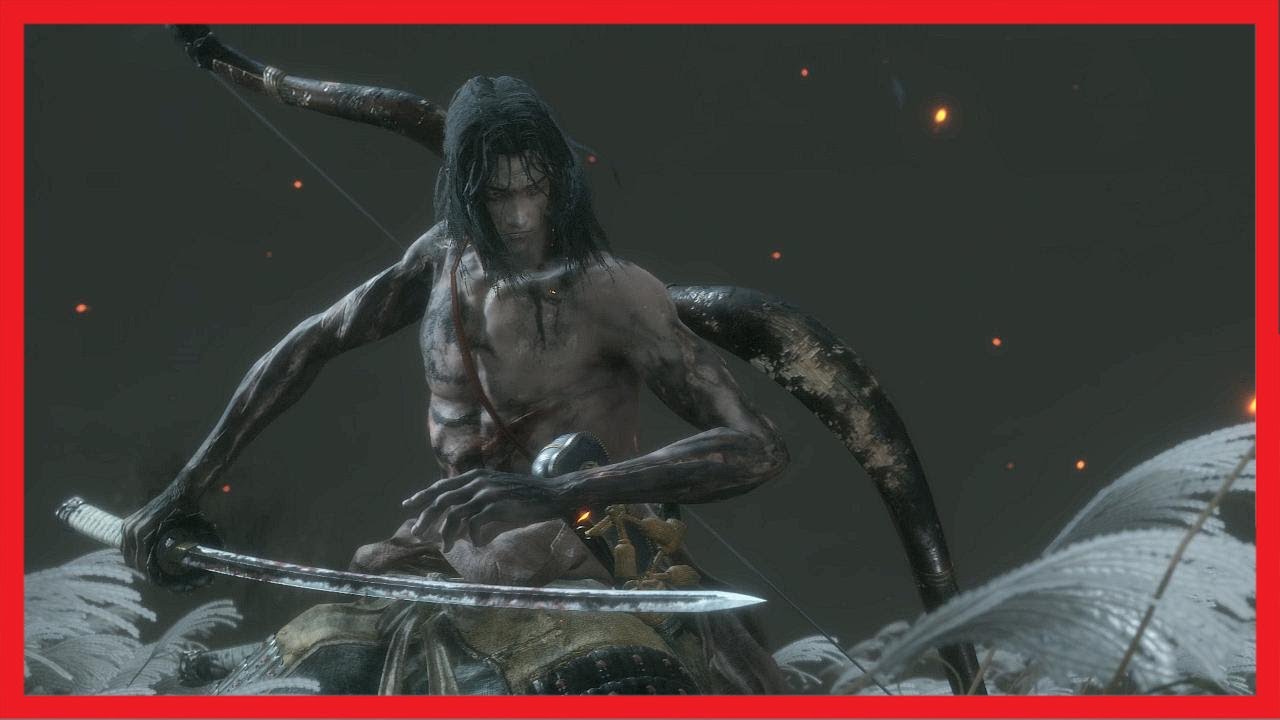 Sekiro shadows die twice | Genichiro Ashina (Black Mortal Blade) - YouTube