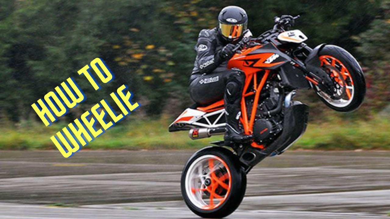HOW TO WHEELIE A BIG CC BIKE - YouTube
