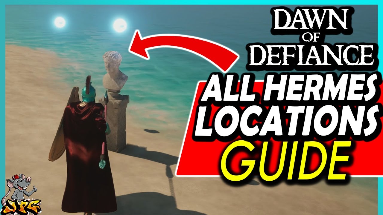 DAWN Of DEFIANCE Guide - All Hermes Statue Locations! - Labours Of ...