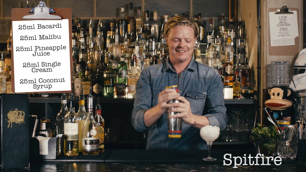 Spitfire Cocktail DIY - London Cocktail Club - YouTube