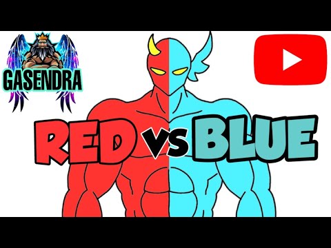 RED VS BLUE | ANIMATION | FLIP ACLIP | ANIMASI | FLIP ACLIP ANIMATION ...