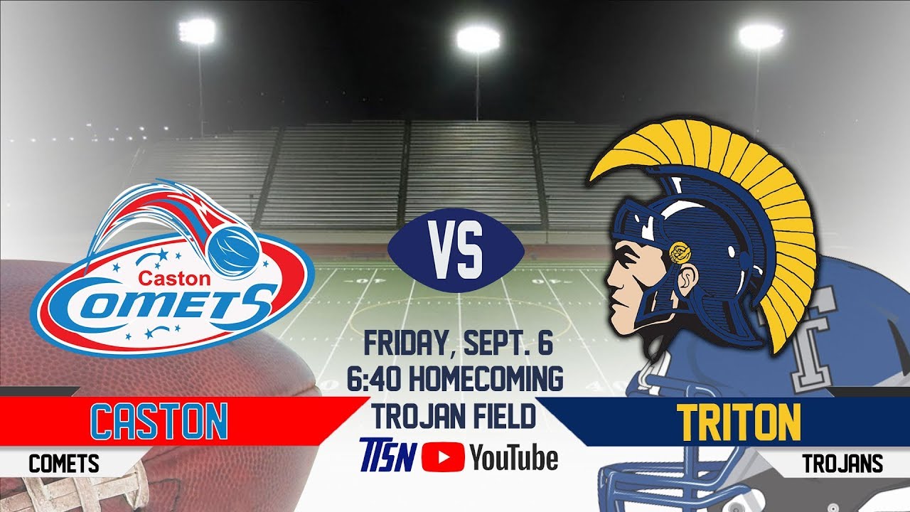 Caston at Triton - Varsity Football 🏈 9-6-2019 - YouTube