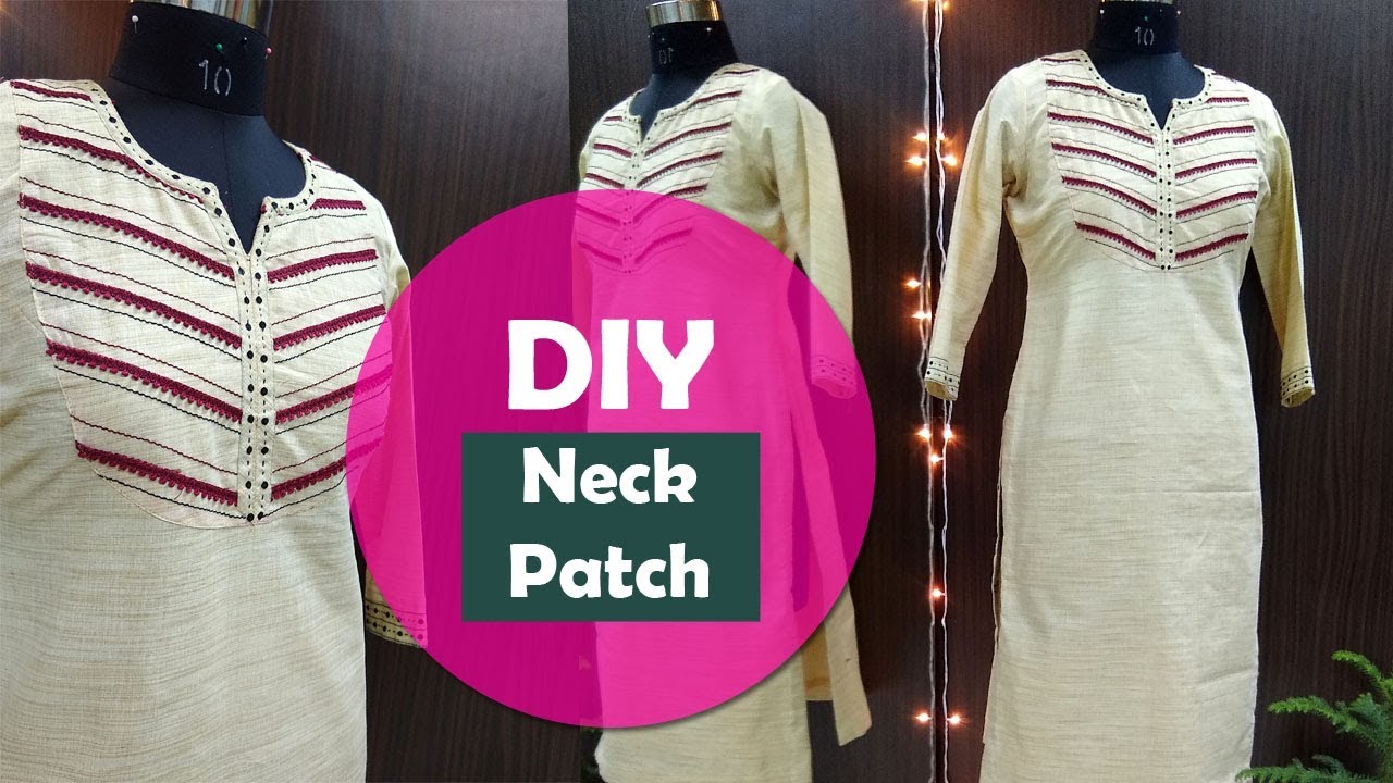 A Neck patch tutorial for Beginners in Sewing - YouTube
