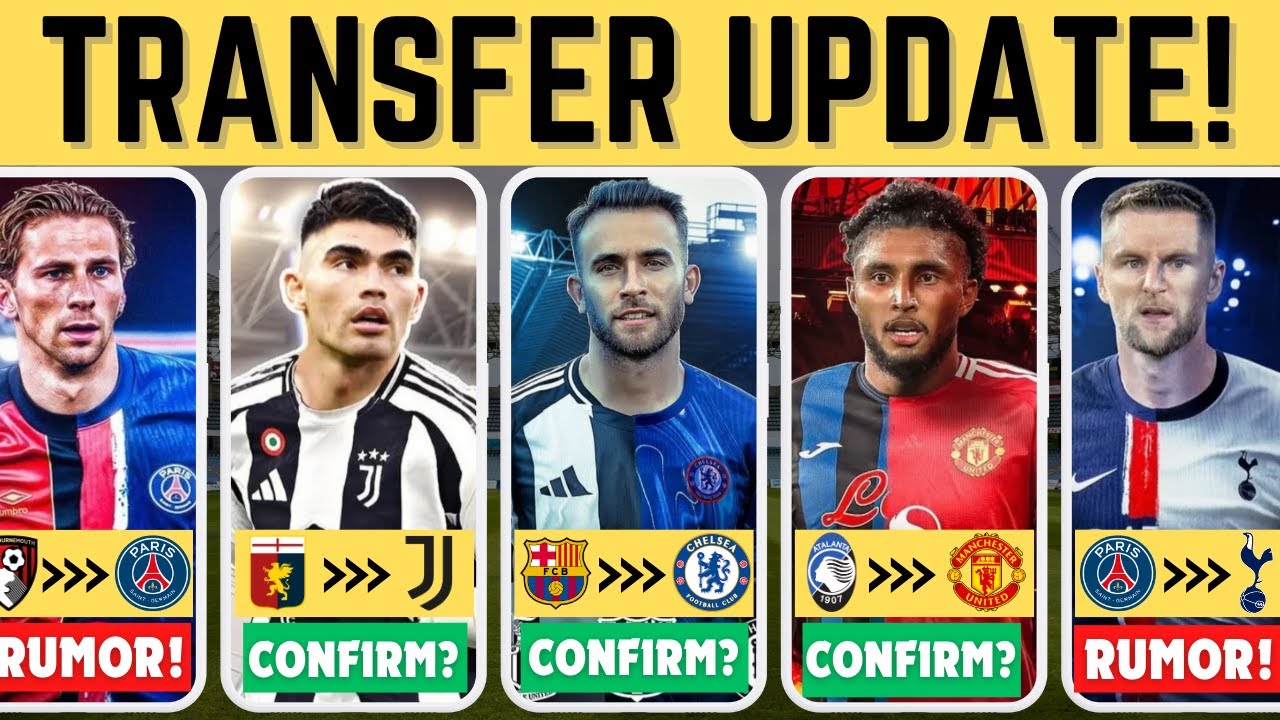 🚨 ALL LATEST CONFIRMED & RUMORS TRANSFER 🔥 ÉDERSON TO MAN UNITED, MILAN ...