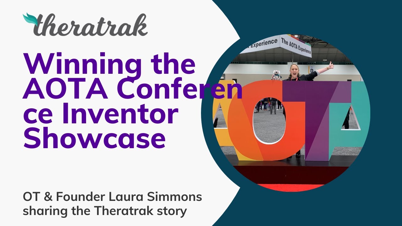 Laura Simmons winning Inventor Showcase, AOTA Conference in Kansas City ...