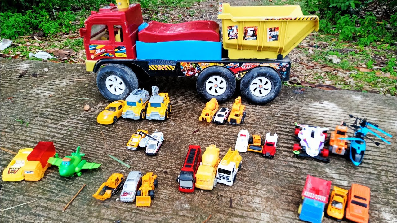 mobil truk tronton besar penuh mobil mobilan,tayo,Mobil balap,kreta ...