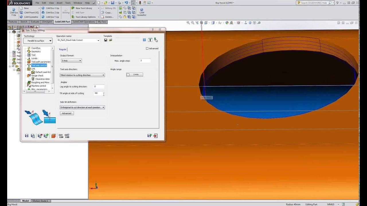 SolidCAM UK High Speed Surface Machining (HSS) - Part 2 Webinar - YouTube