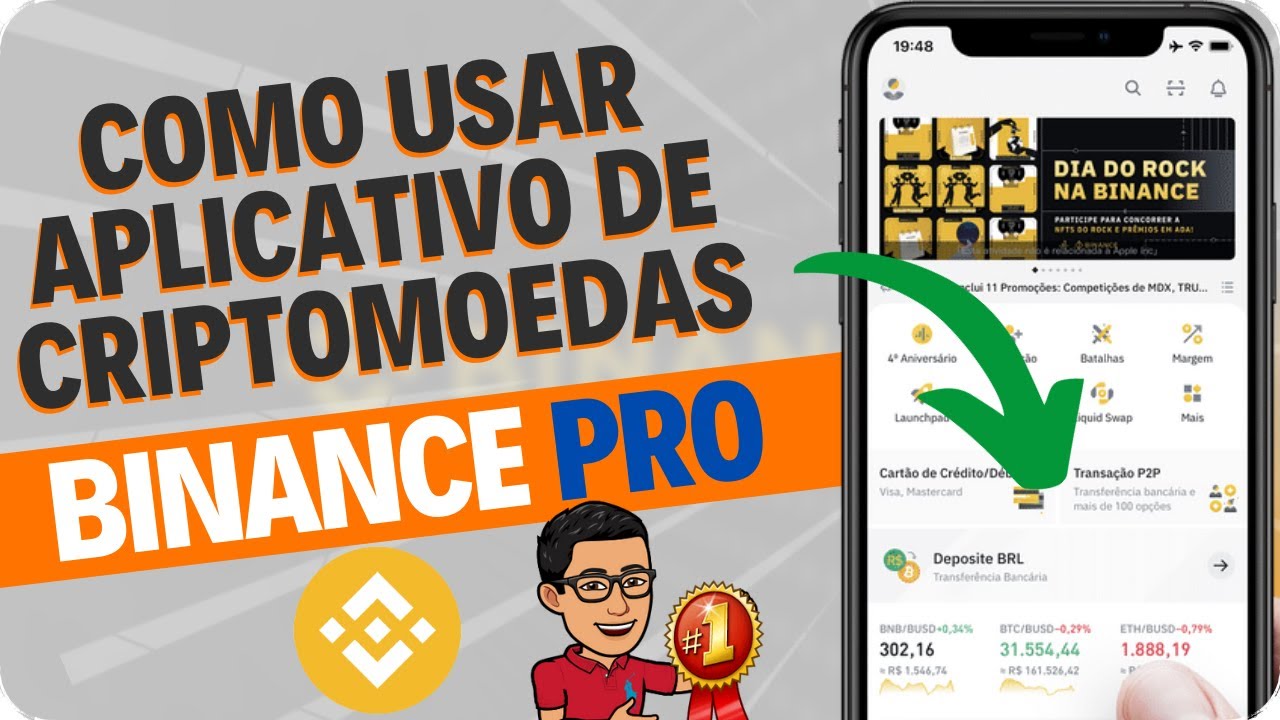 💲 APRENDA COMO USAR APP BINANCE PRO PARA COMPRAR CRIPTOMOEDAS BITCOIN ...