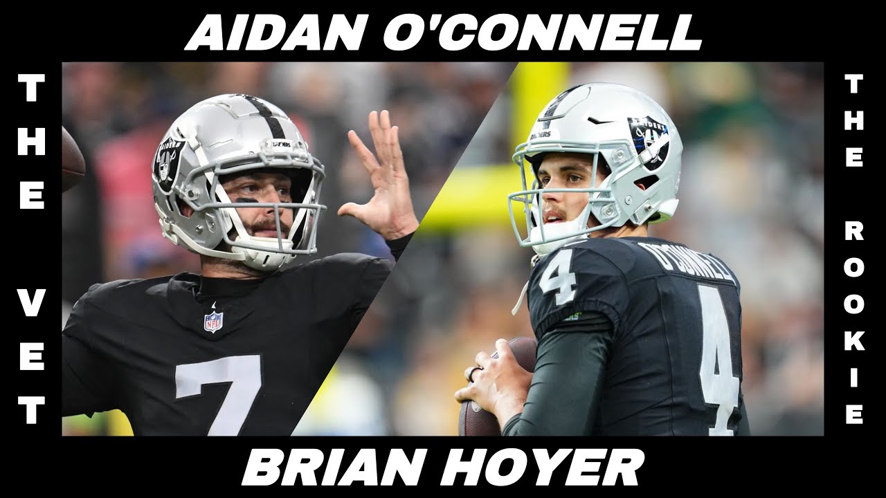 Aidan O’Connell Or Brian Hoyer For The Raiders Sunday ?!?! The Rookie ...
