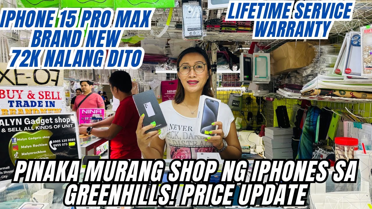 GRABE NAPAKA MURA NG MGA IPHONES DITO SA LEGIT SELLER SA GREENHILLS ...