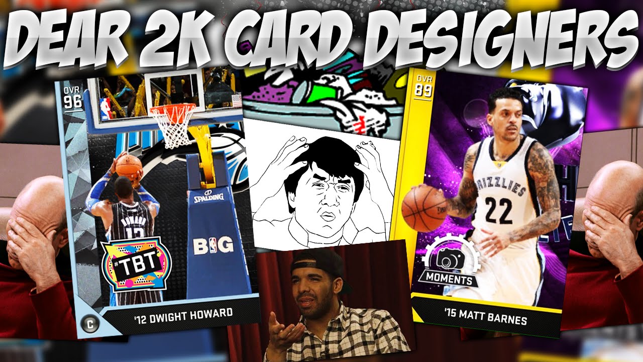 Dear 2K Card Designers, @LD2k @Ronnie2k - YouTube