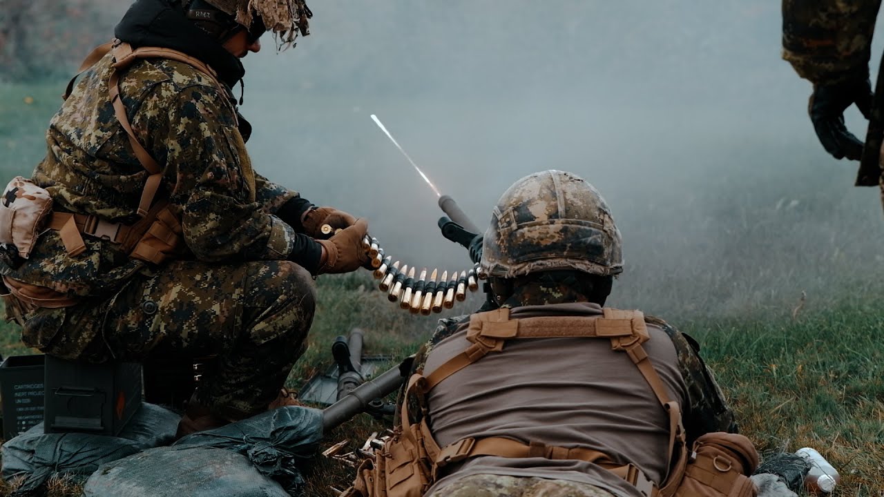 Machine Gun Range X Toronto Scottish - YouTube