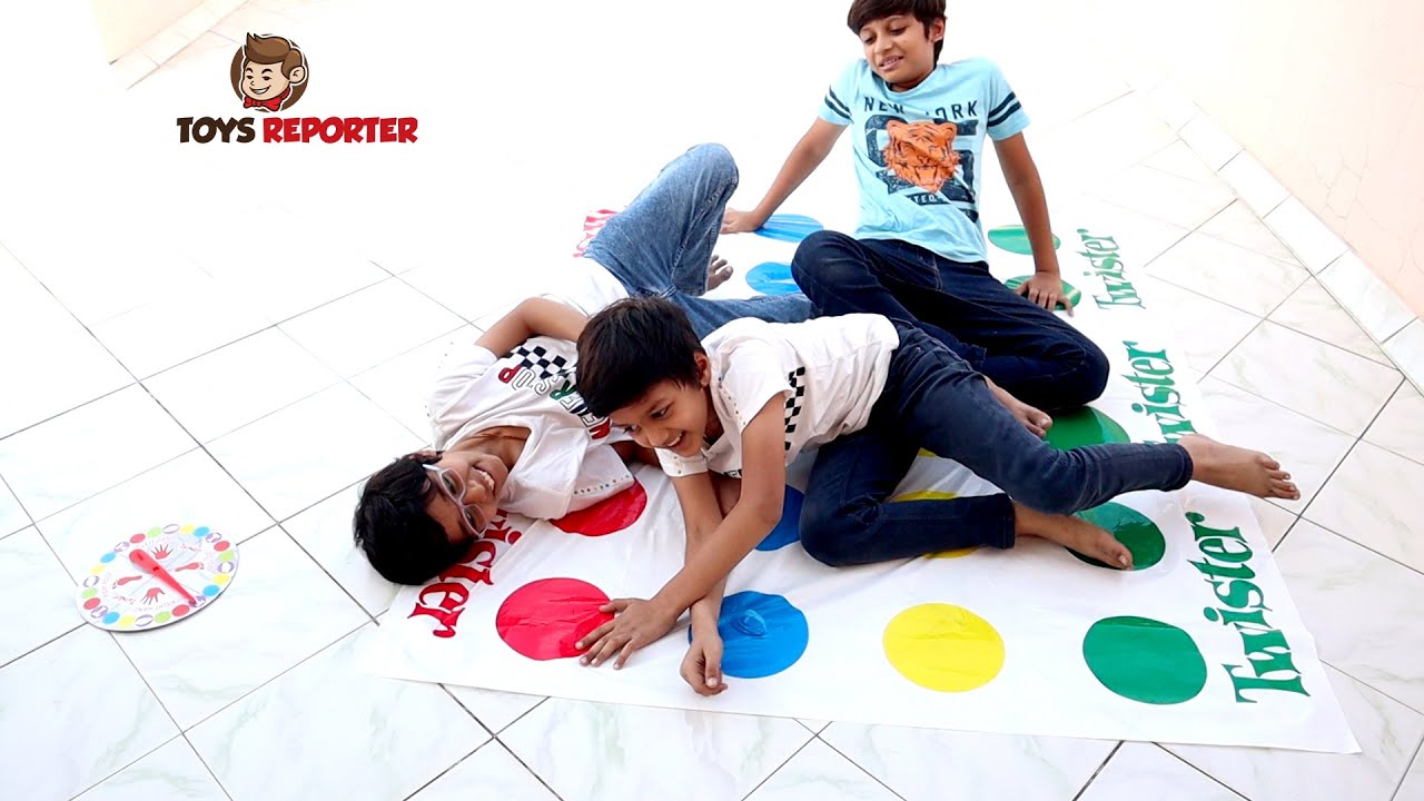 Twister Game Challenge - Played Twister Game with my brothers - YouTube