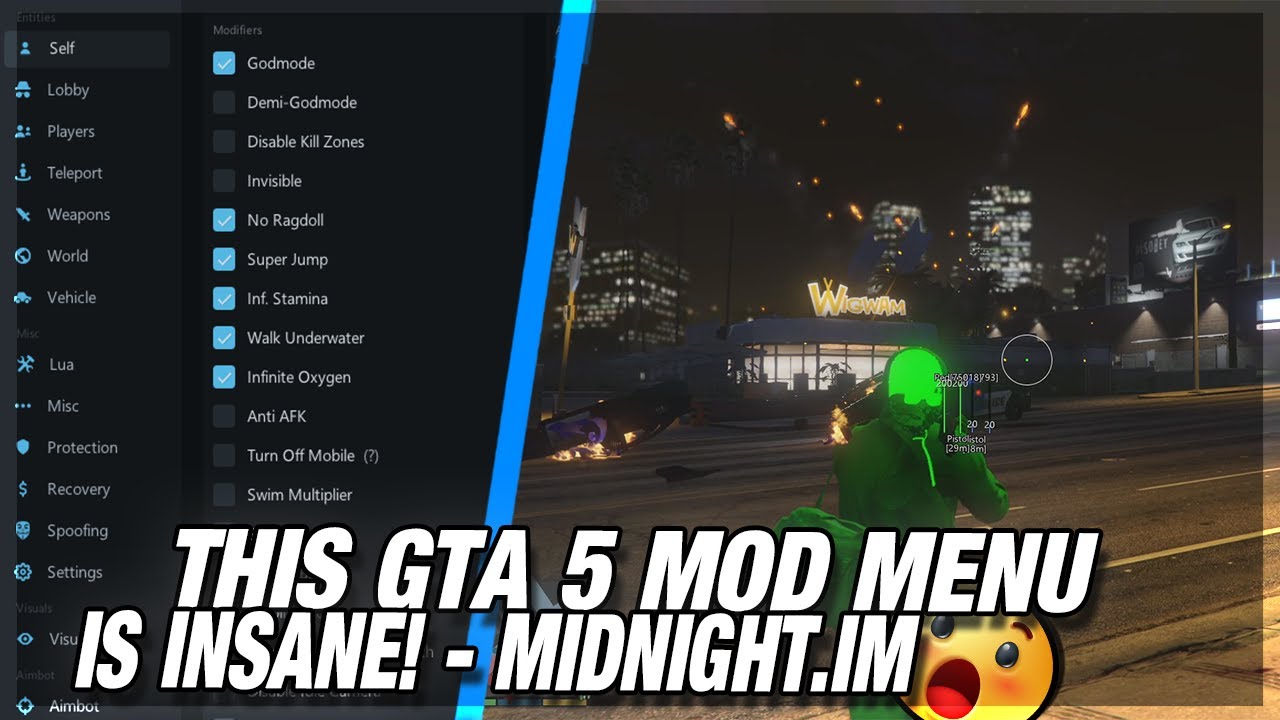 IS THIS THE BEST GTA 5 CHEAT?😮| GTA 5 HACKING - MIDNIGHT.IM - YouTube