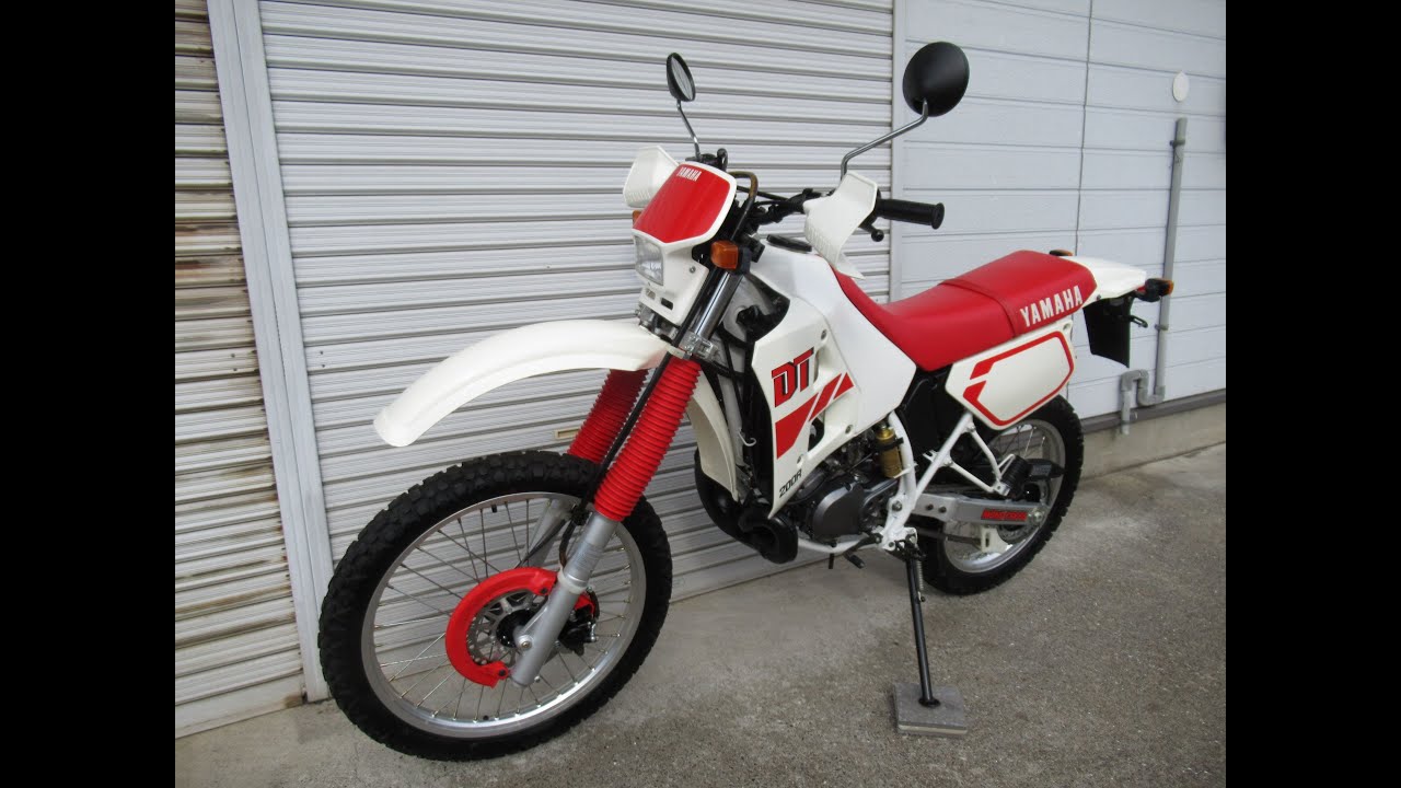 ヤマハ 1989 DT200R 3ET 1300KM フルオリジナルコンディション - YouTube